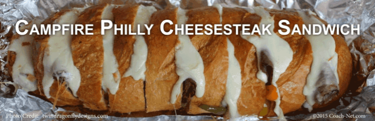 Campfire Philly Cheesesteak Sandwich | Coach-Net