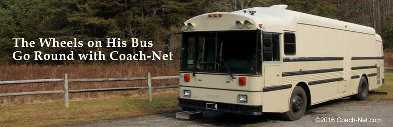 The Wheels on His Bus Go Round with Coach-Net | Coach-Net