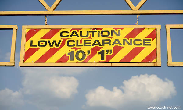 Avoiding Low Clearance Bridges & Steep Grades In Your RV | Coach-Net